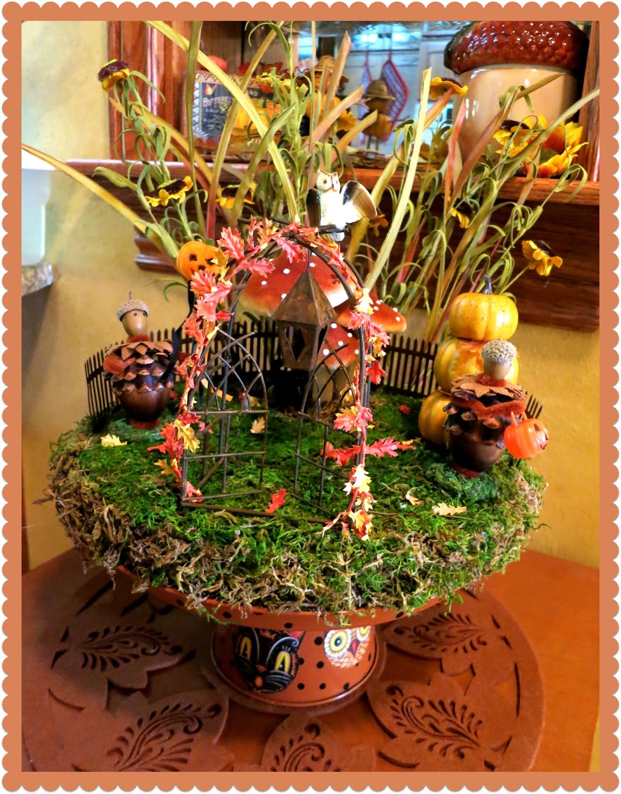 Zetta's Aprons: Fall Fairy Garden!