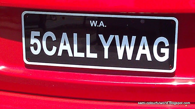 COLOURFULWORLD: Personalised Number Plates I