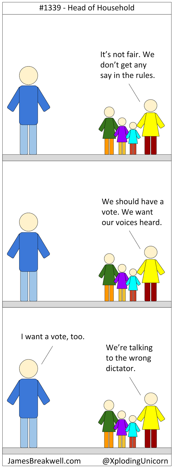 James Breakwell's Unbelievably Bad Webcomic: Head of Household