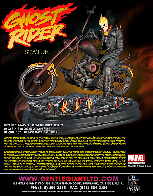 Angry Koala Gear (Vintage): Ghost Rider Statue from Gentle Giant Studios