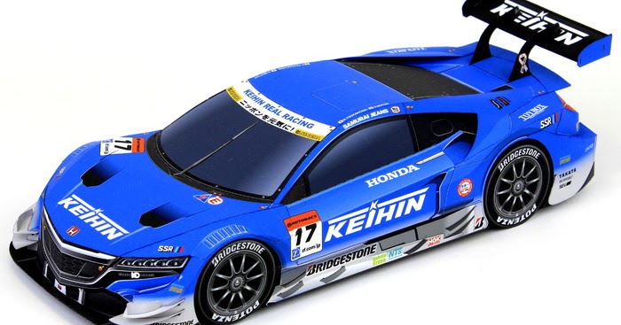 SP. Papel Modelismo: PaperCraft 2015 Honda Keihin NSX Concept GT