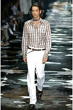 Asian Models Archive: Gucci Menswear 2004 SS Show