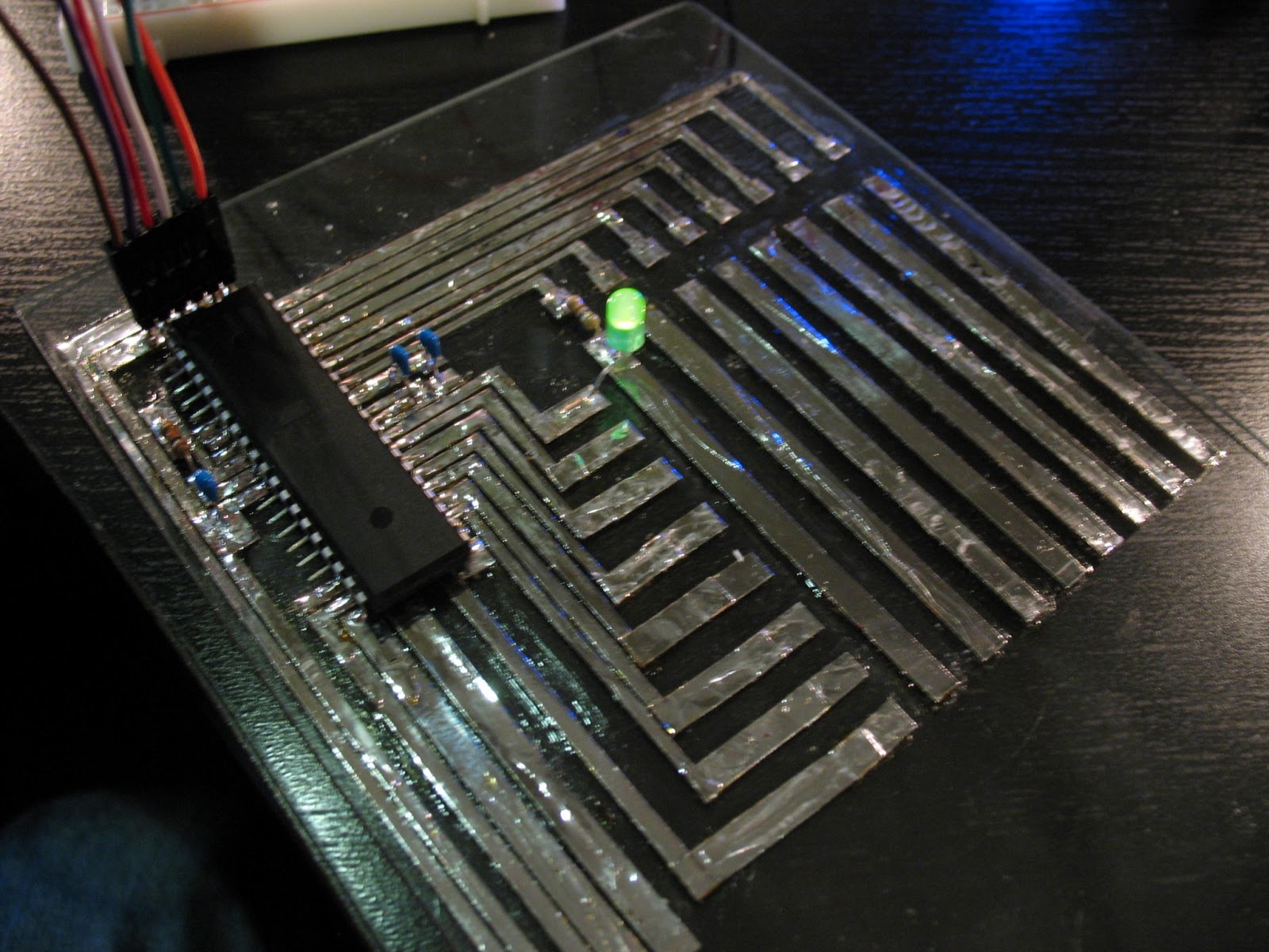 The Resistor Network: Creating a Glass Circuit Board