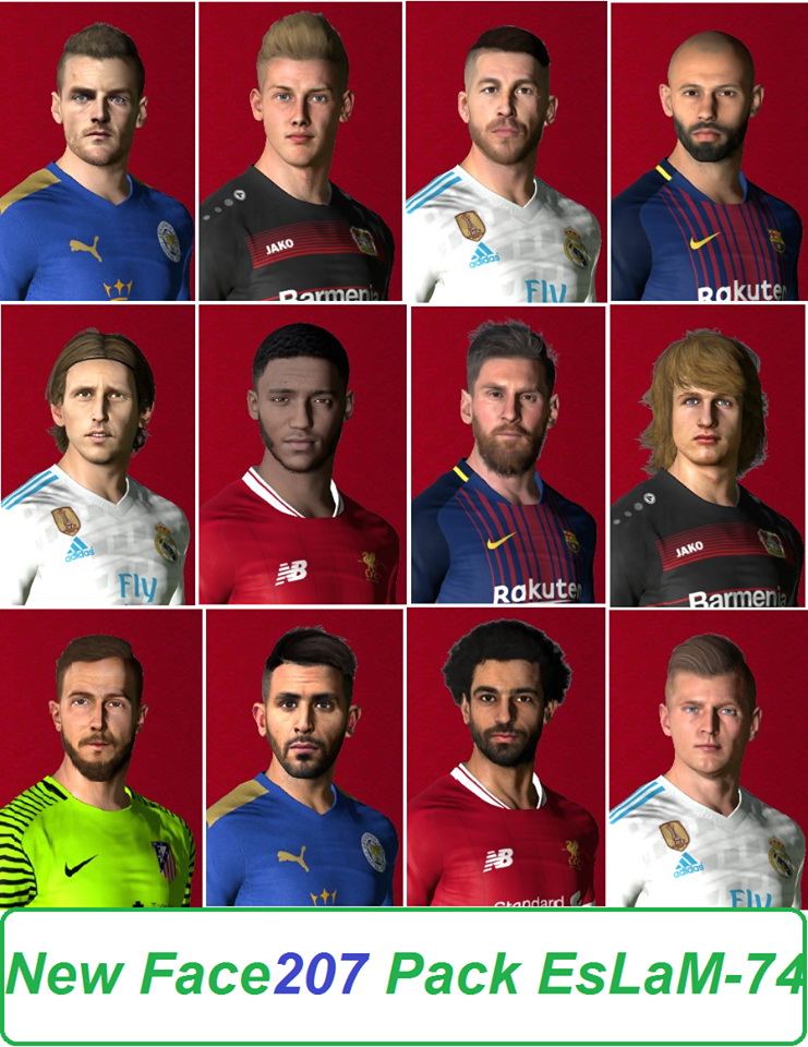 PES 2017 New Face Pack - Pes Evolution HD