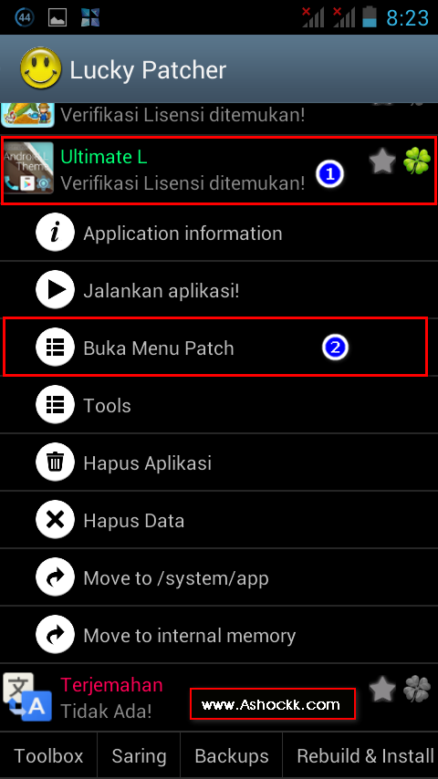 ANDROID INDONESIA | DANI BLOG: CARA MEMAKAI APLIKASI LUCKY PATCHER