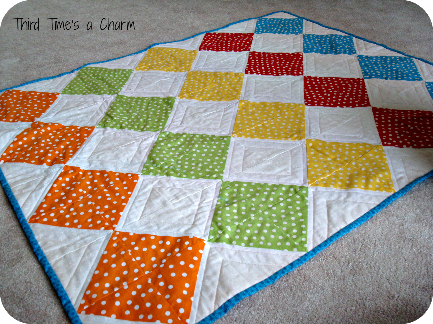 Third Time's a Charm: Diamond Quilt