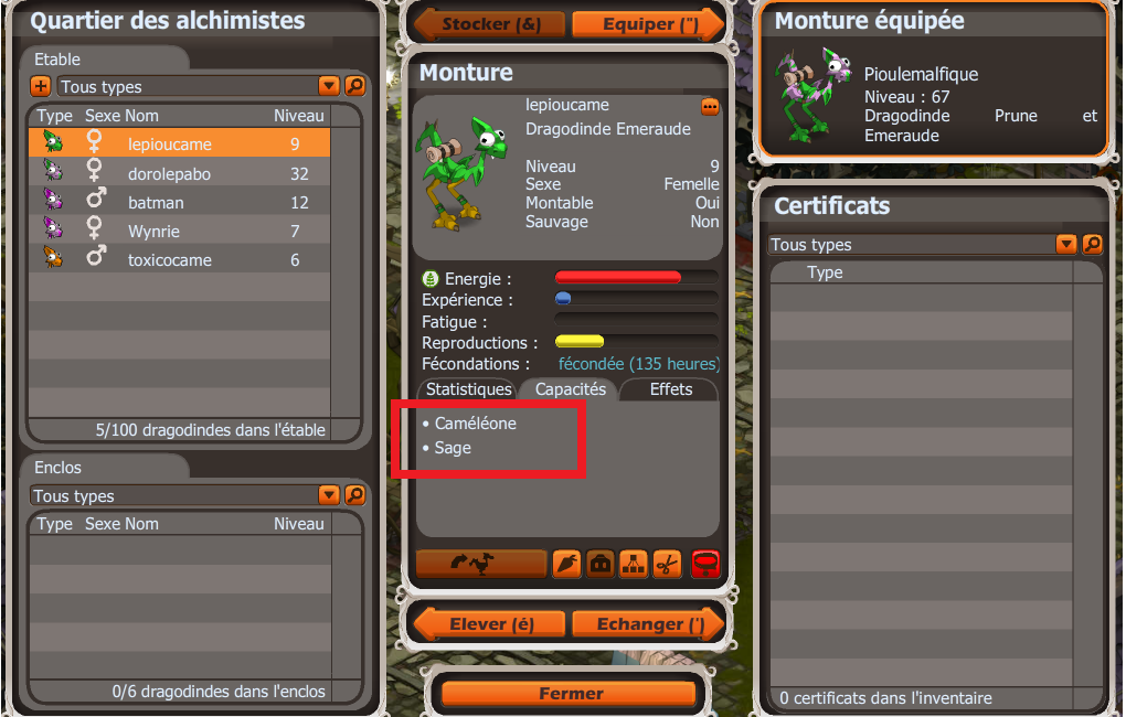 Guide d'élevage des Dragodindes Dofus Partie I ~ Dysn : Feca 200 du ...