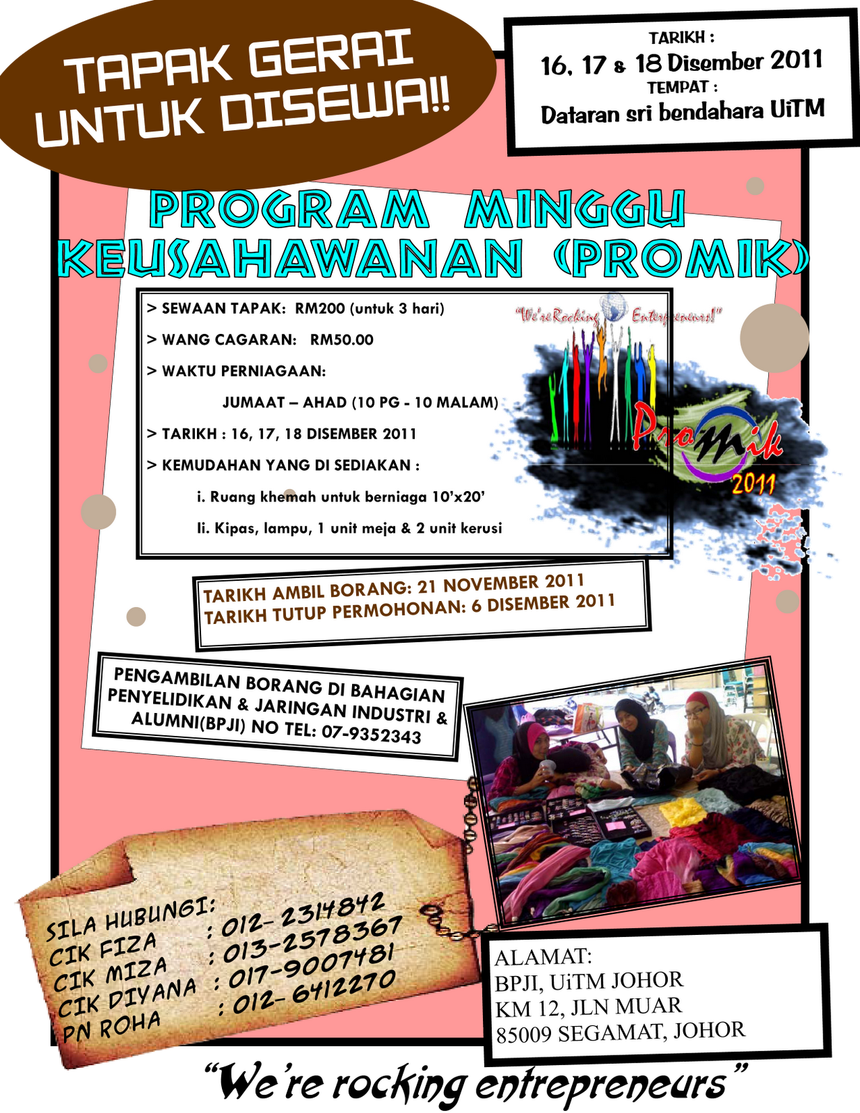 Tentatif Program Ceramah - clothesblogs