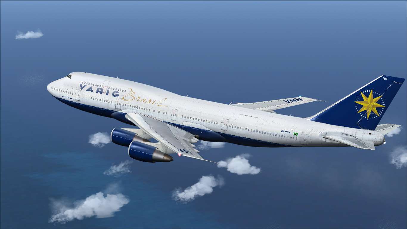 Texturas Brasileiras: Varig Boeing 747-300M PP-VNH