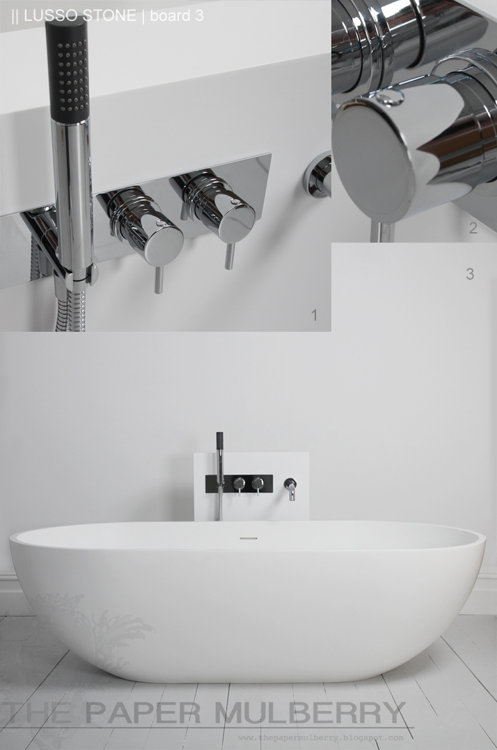 The Paper Mulberry: || BATHROOMS | Lusso Stone