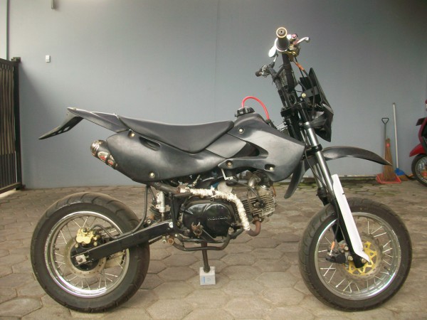 Contoh Gambar dan Foto Modifikasi Honda Klasik Win 100 Jadi Trail ...