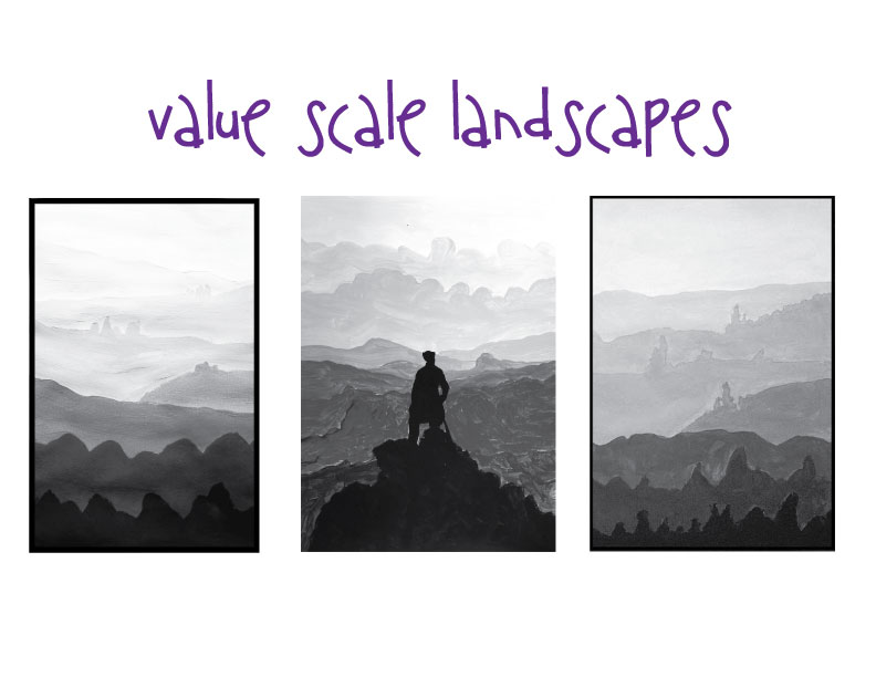 RECA art: Week Five: Value painting