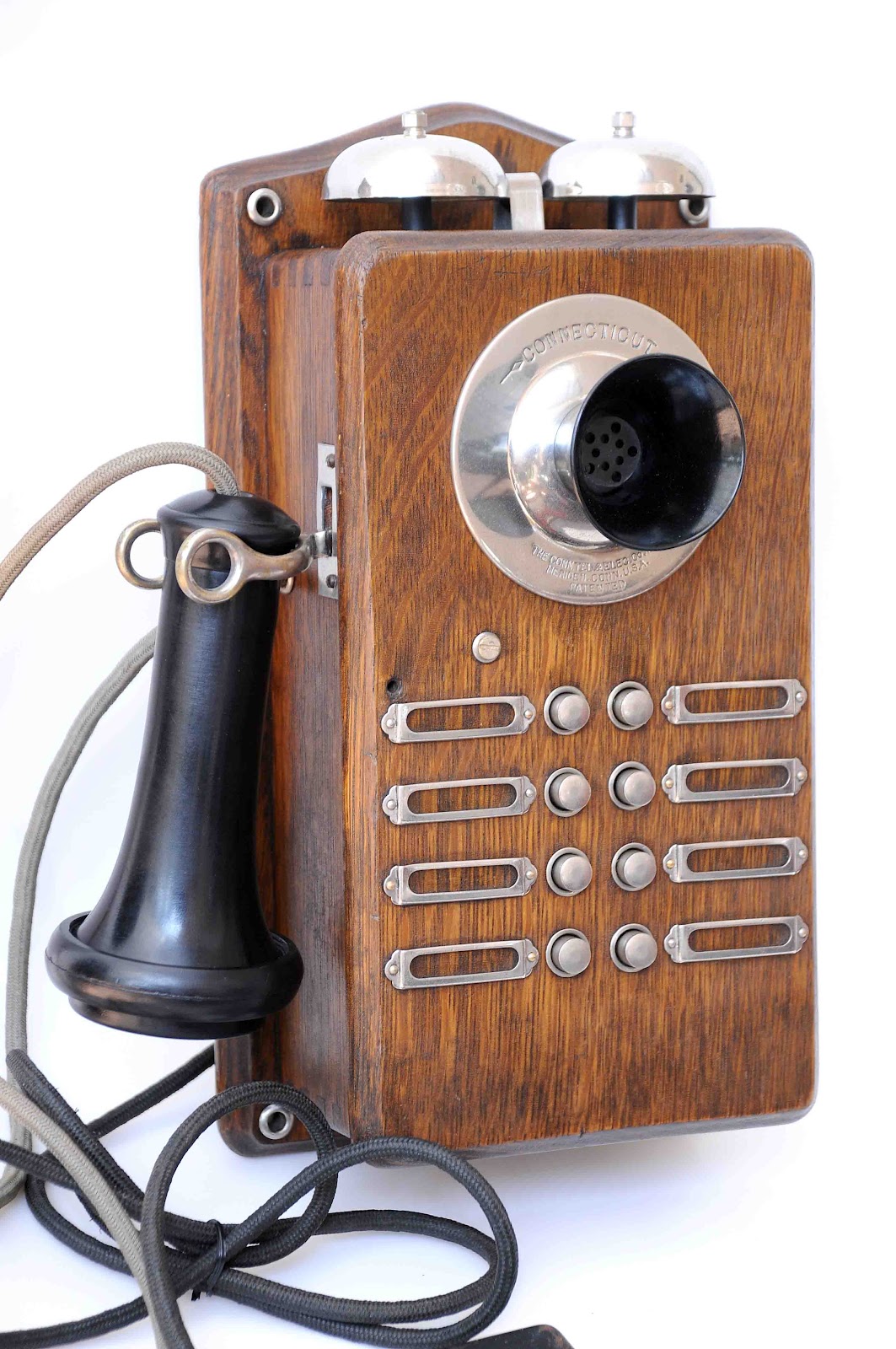 Old Vintage Gallery: Connecticut Intercom Wall Telephone Circa 1913