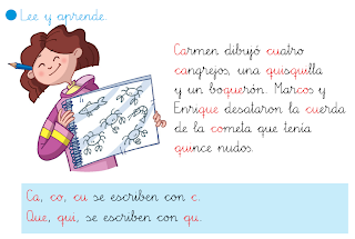 EL BLOG DE SEGUNDO: PALABRAS CON "CA, CO, CU, QUE Y QUI"