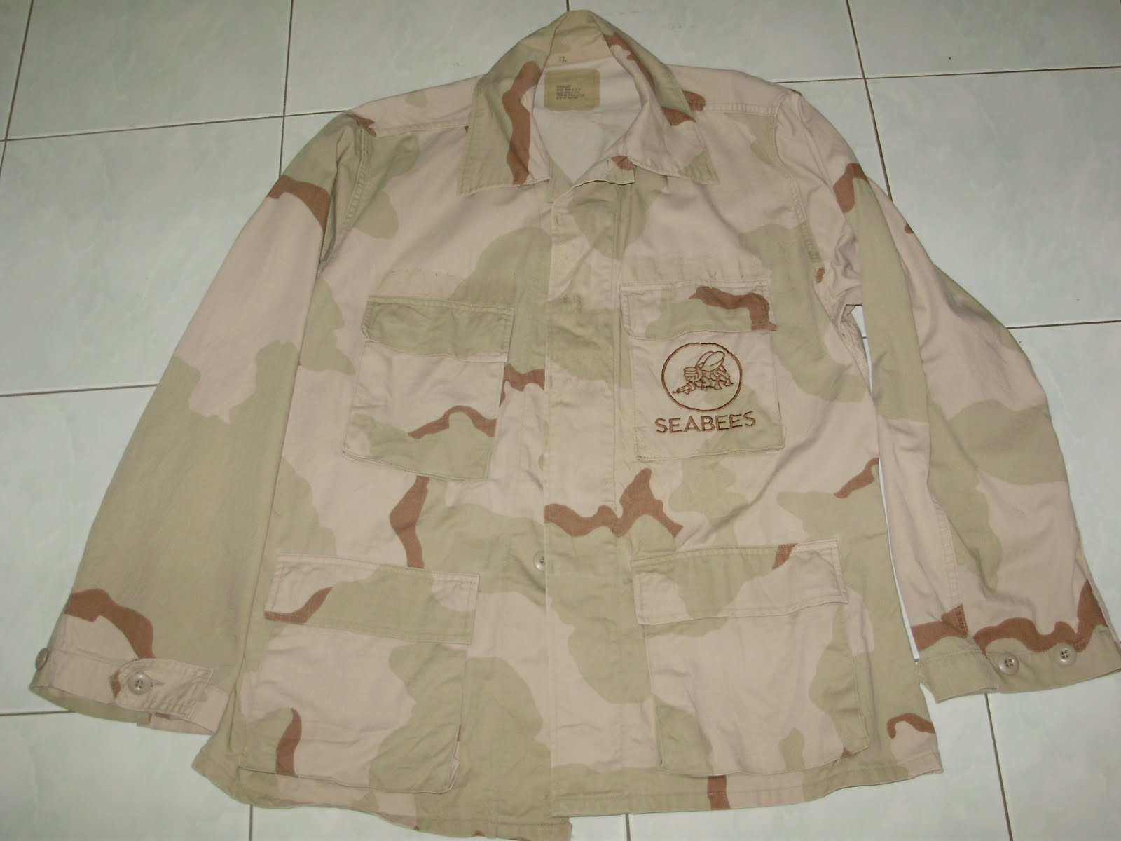 House of the Brave: USMC Tri-color Desert Camo Shirt - Genuine military ...