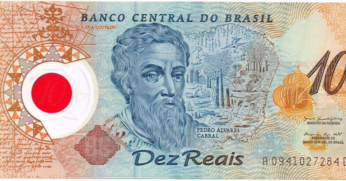 Brazil 10 Real Polymer Commemorative banknote 2000 500th Anniversary ...