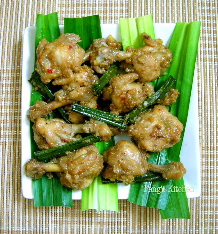 Peng's Kitchen: Stir-fry Pandan Chicken