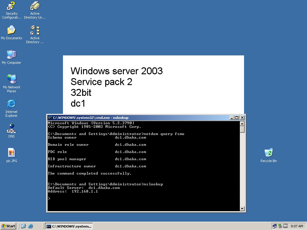 Tech Blog: Migration: Windows 2003 Servicepack 2 (32 bit) to Windows ...