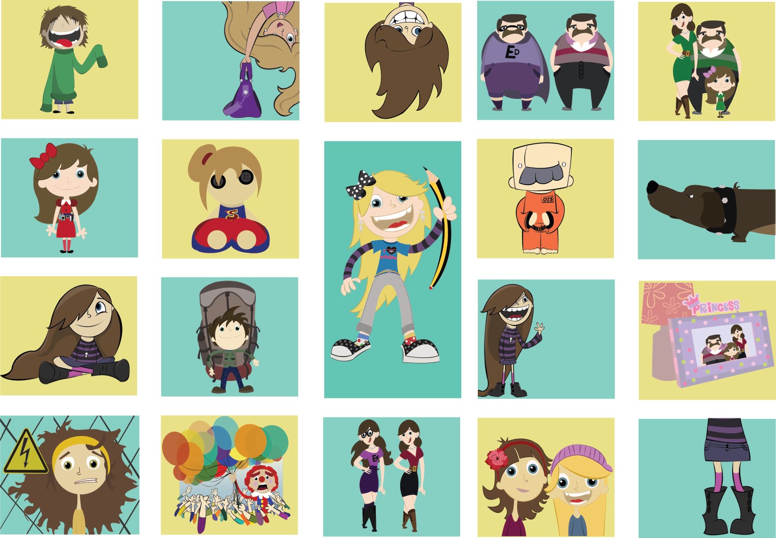 ..Literally..is..Aswell..: development - character grids