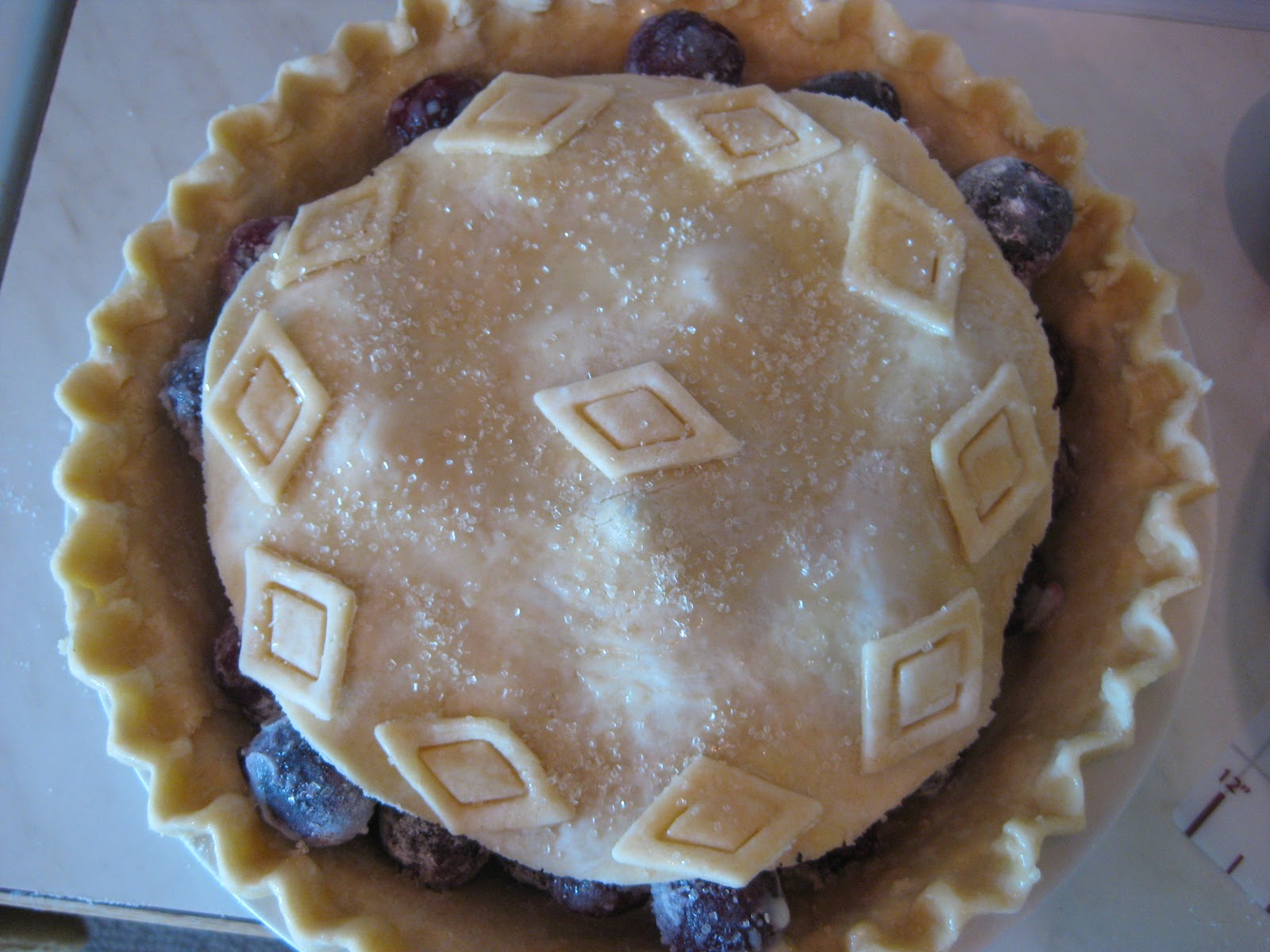 The Pie Experiment: Pie # 33: Floating Top Cherry-Vanilla Bean Pie