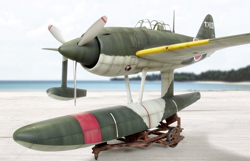 Aviation of Japan 日本の航空史: Alex's 1/48th N1K1 Kyofu Floatplane Fighter