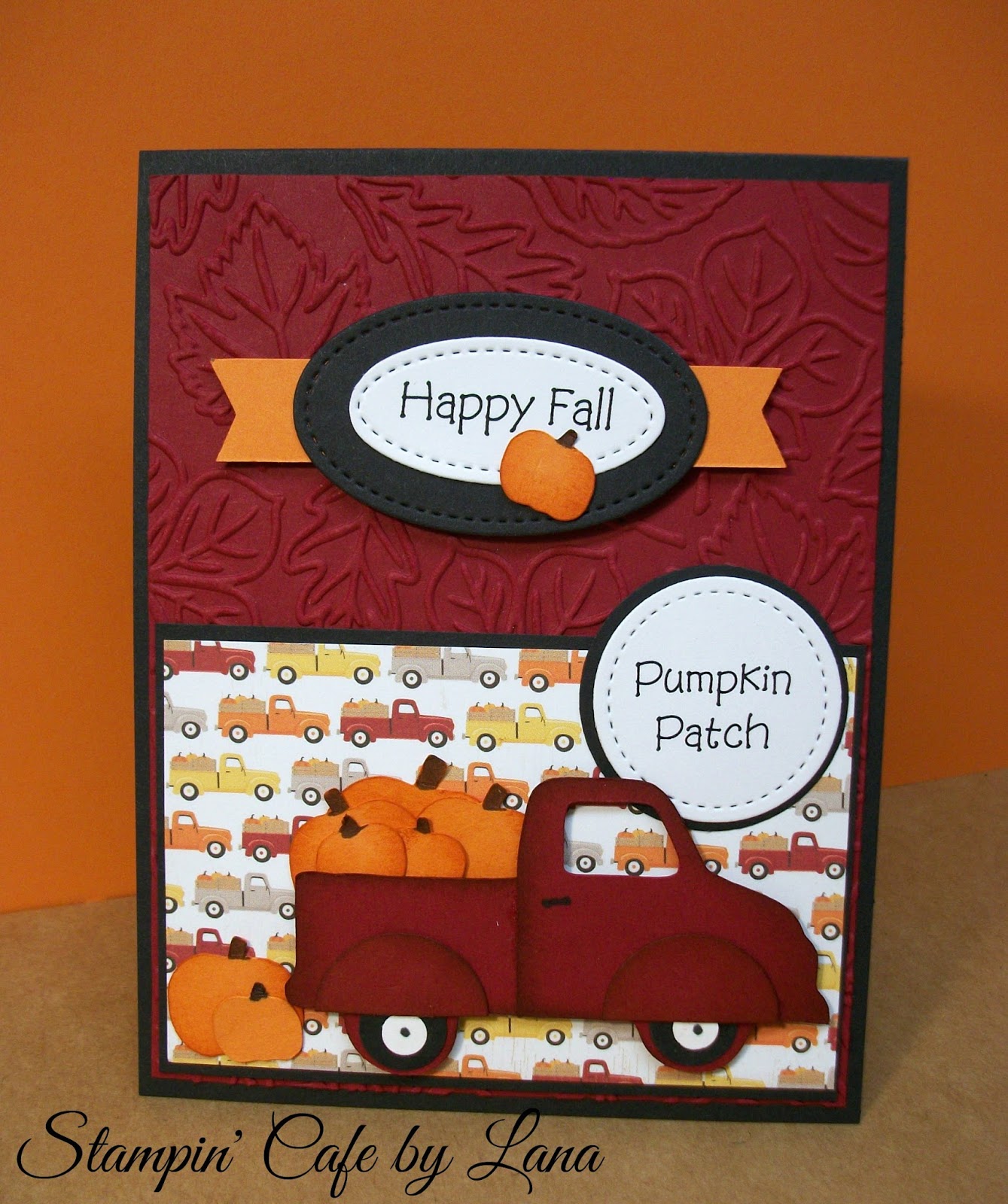 Stampin' Cafe by Lana: Pumpkin Patch Truck and Card