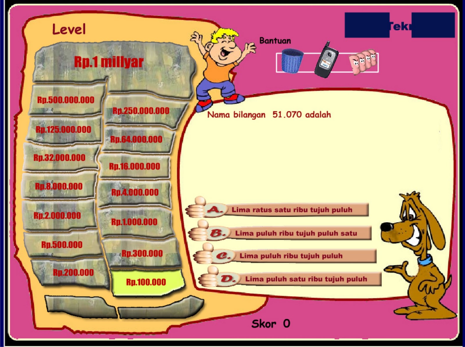 Game Matematika Untuk Pembelajaran SD ~ ~BioM4triC~Smanesa~