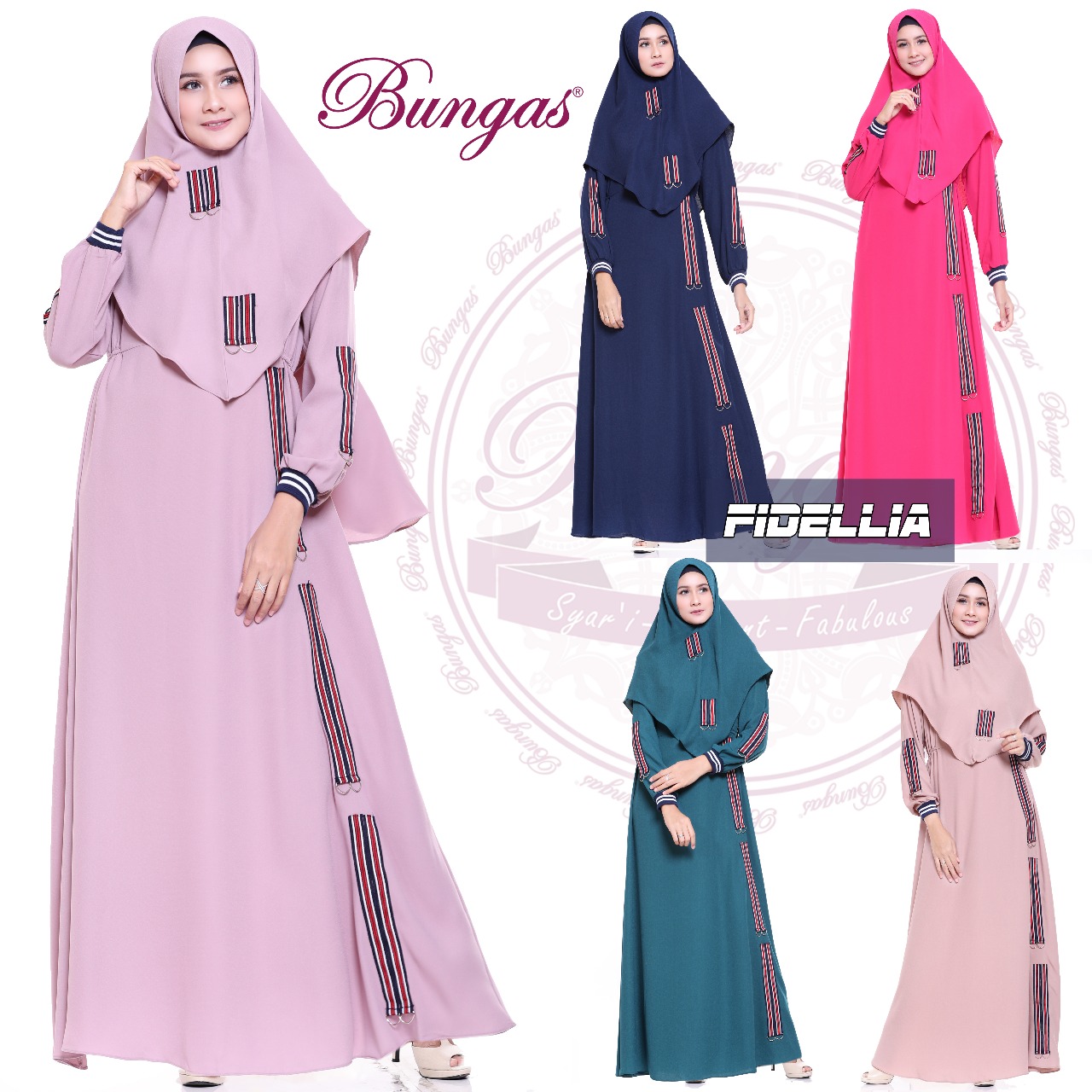 BUSANA MUSLIM MODERN - Bungas story | busana muslim syari | busana ...