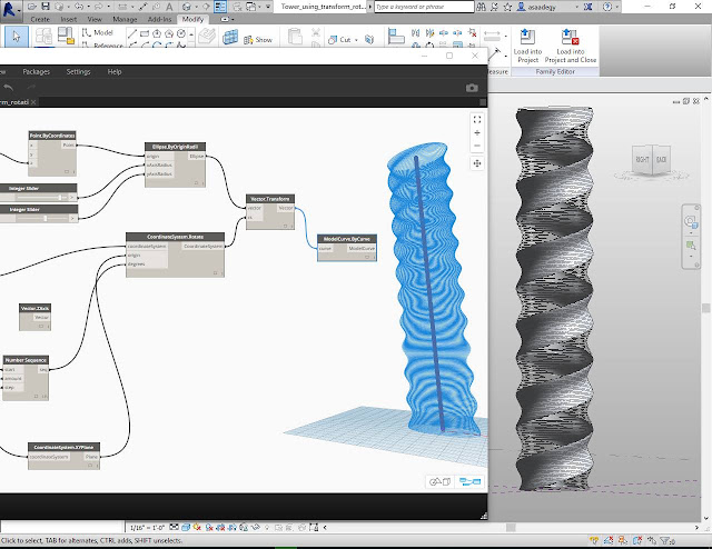 Ahmed HALIM: REVIT+Dynamo Parametric Tower Experiment