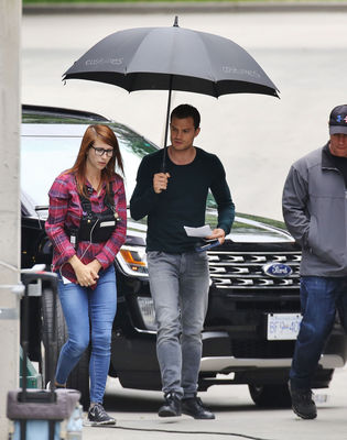 h: June 8th, 2016 - Jamie, Rita, Luke and Marcia on the Set in Vancouver