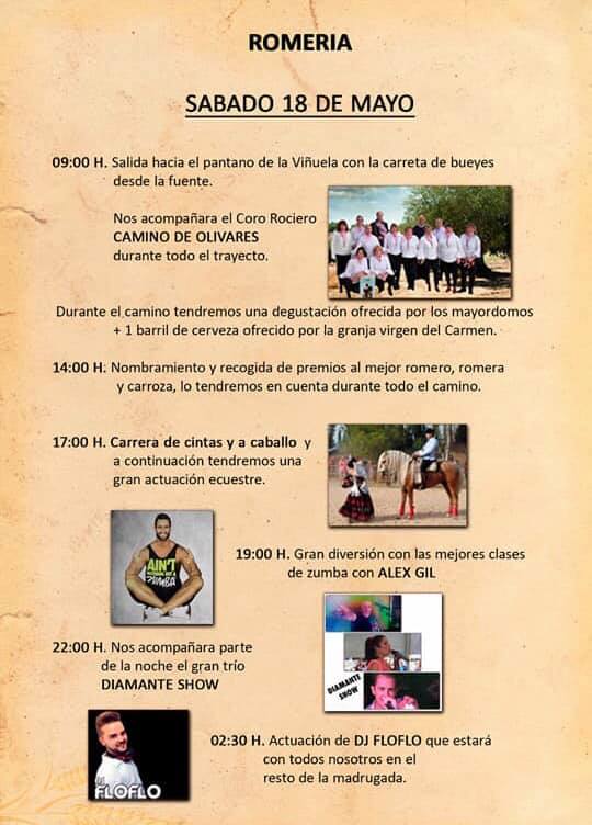 Periana y Pedanias: Programación oficial de las fiestas en honor a San ... Periana y Pedanias: Programación oficial de las fiestas en honor a San ...
