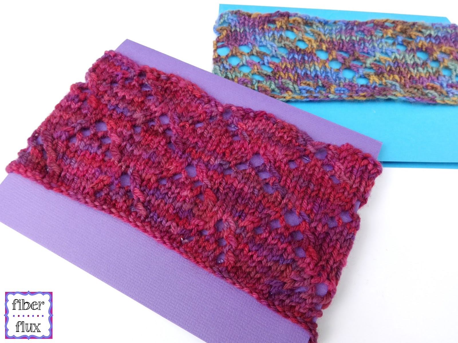 Fiber Flux: How To Make Yarn Swatch Notecards!