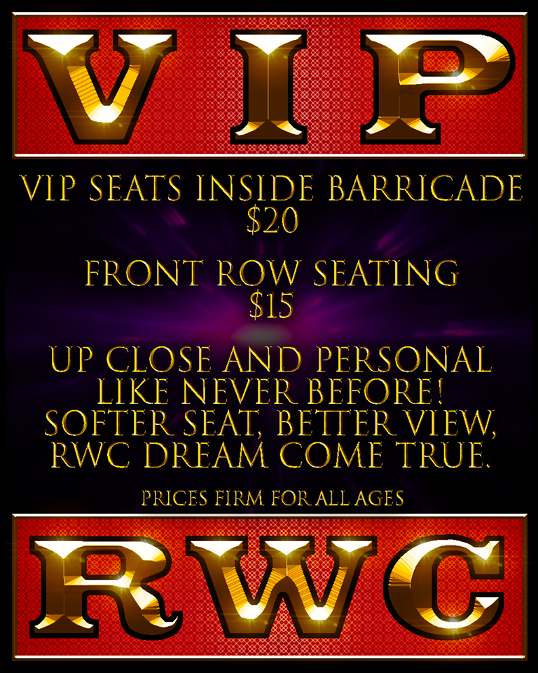 Ring Wars Carolina: New VIP Seating arrangements for All Shows in ...