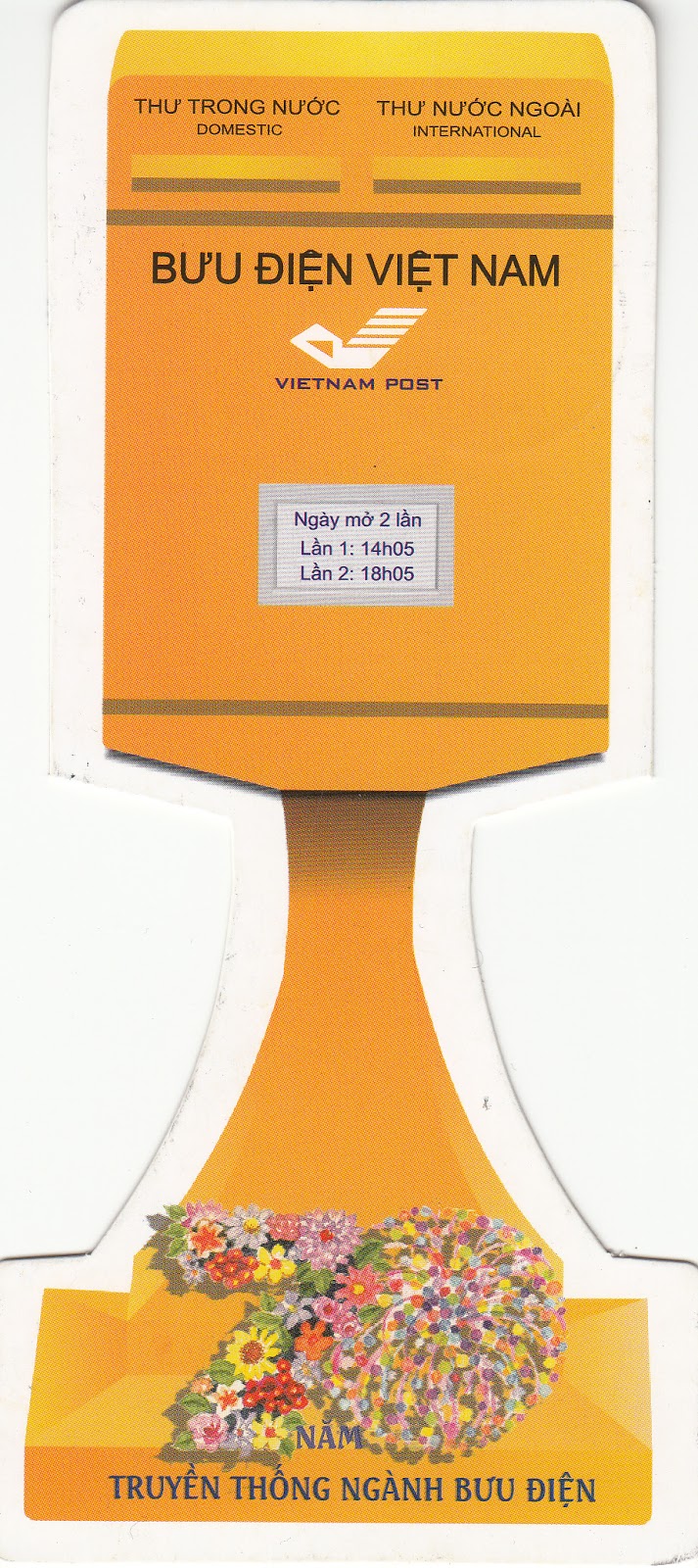 My postcard and stamp week: Vietnam: Post Box