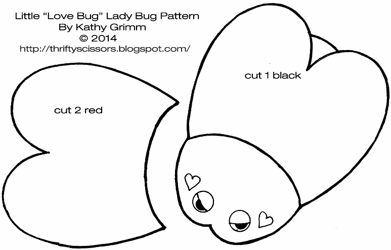 "Love Bug" Valentines | Thrifty Scissors