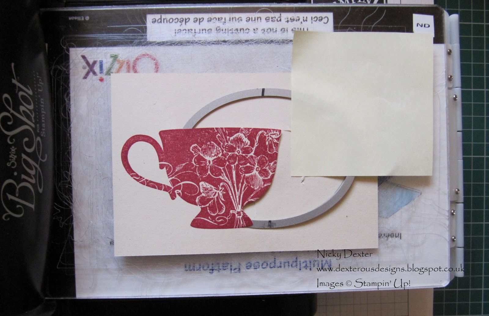 Dexterous Designs: Partial Die Cut with Stampin' Up! Framelits