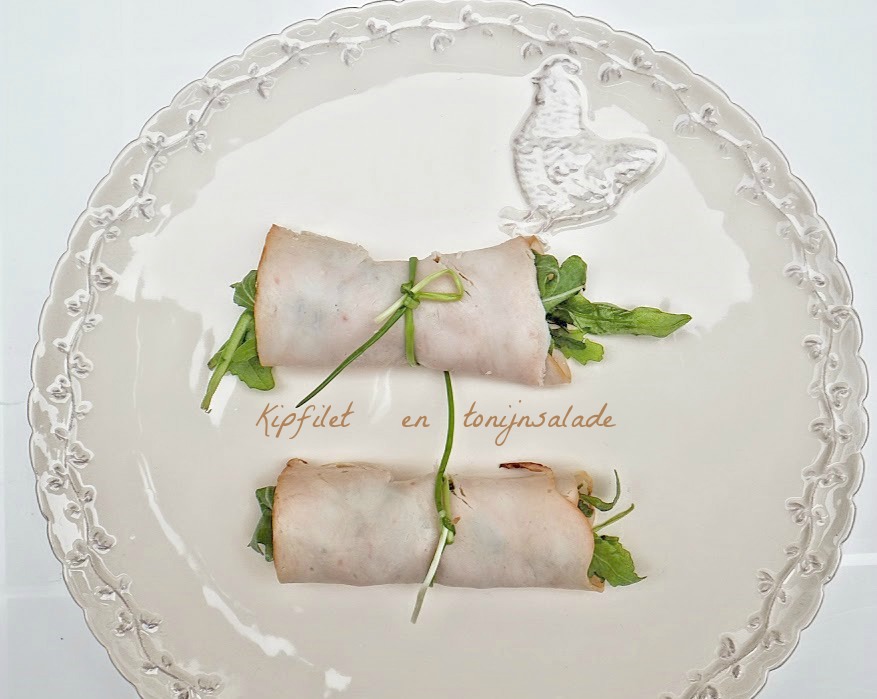 Rolletjes van kipfilet en tonijnsalade - Voorgerechten – ElsaRblog