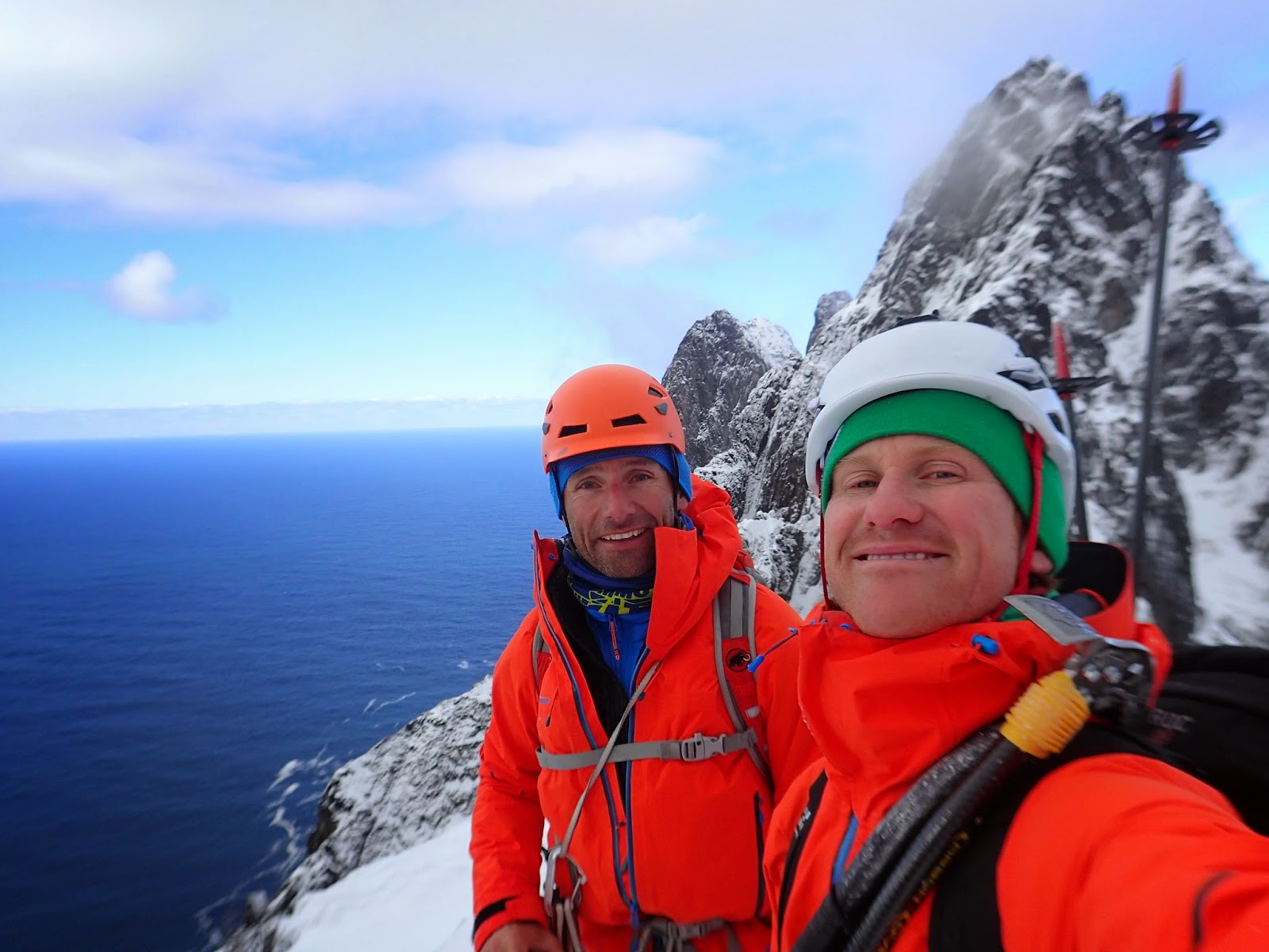 Alpin Klatring: Okshornan på Senja