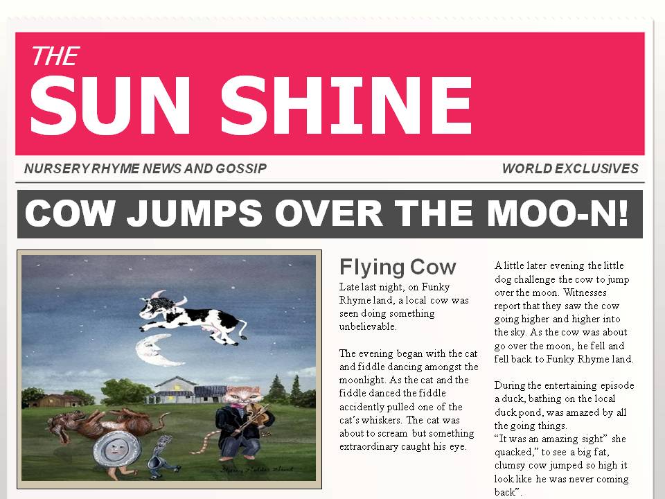 5/6B Class Blog: Nursery Rhyme News!