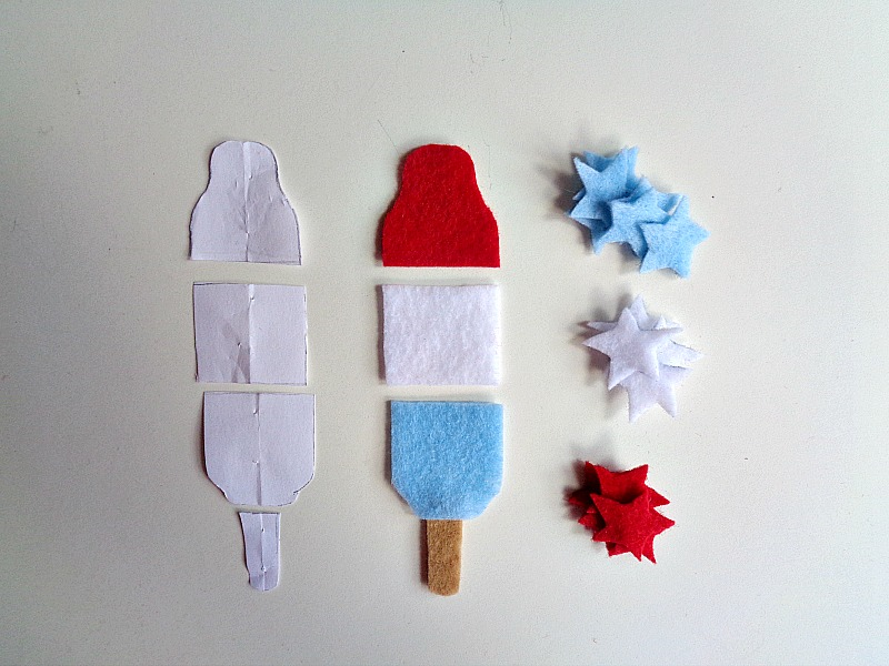 3 Step DIY: Firecracker Popsicle Dog Bandana - Running With A Glue Gun