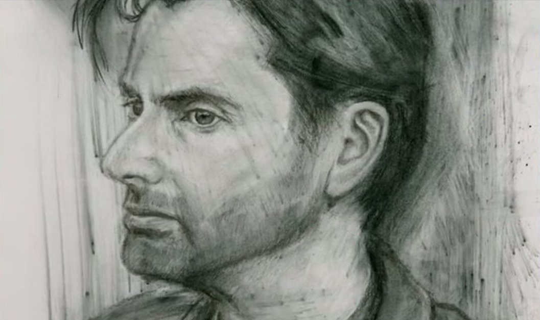 PHOTOS: David Tennant Appears On Portrait Artist Of The Year