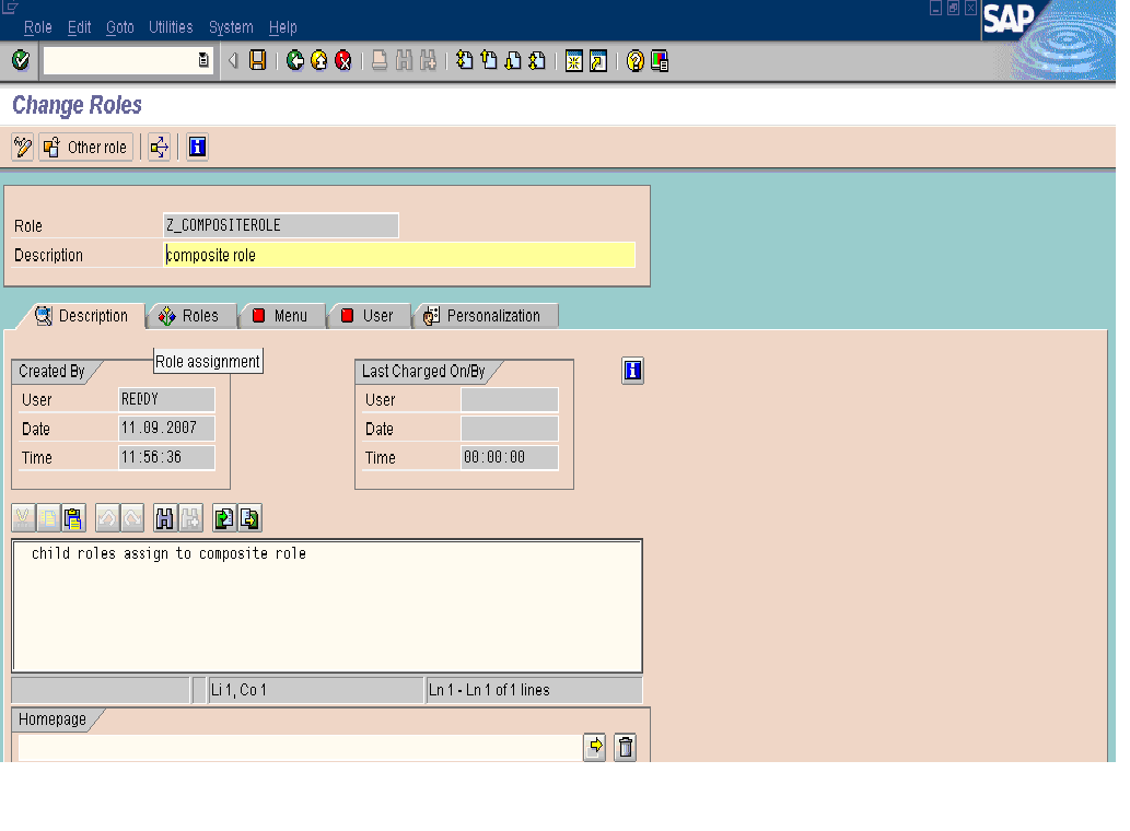 Composite Role Creation In Sap Pfcg Terraligno