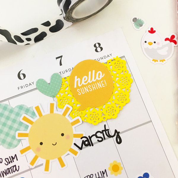 Doodlebug Design Inc Blog: Down On The Farm | Planner Pages with Jennie