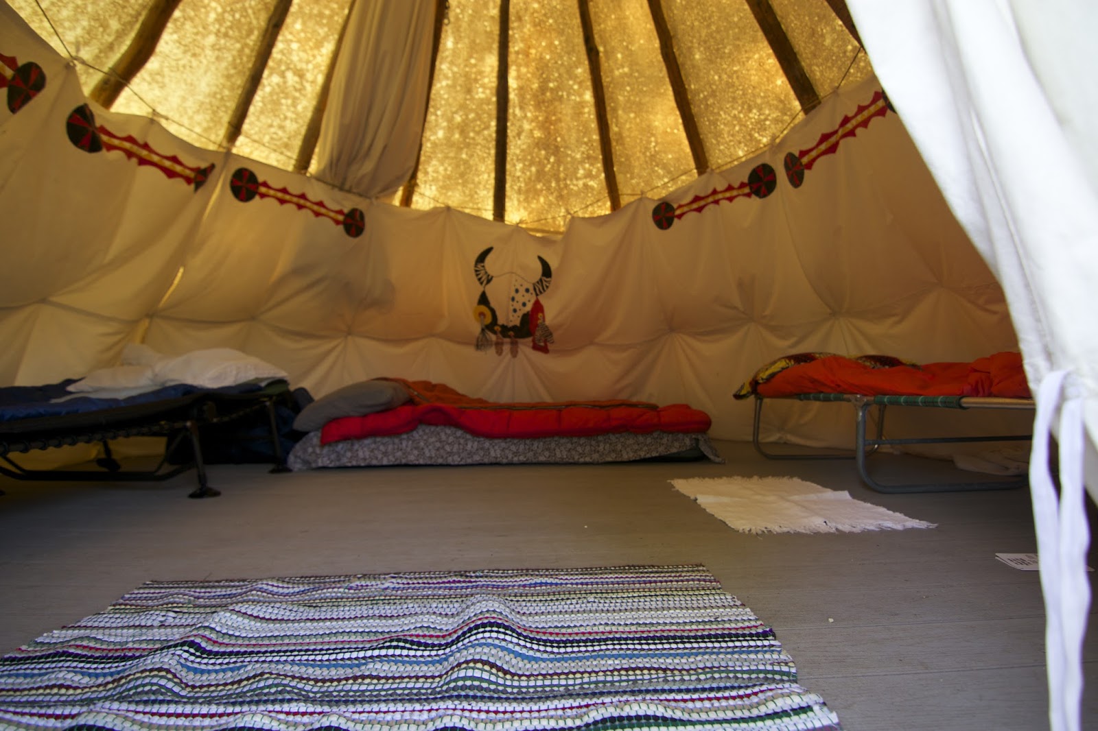 Russman's spot: Tipi Camping at Upper Sioux Agency State Park