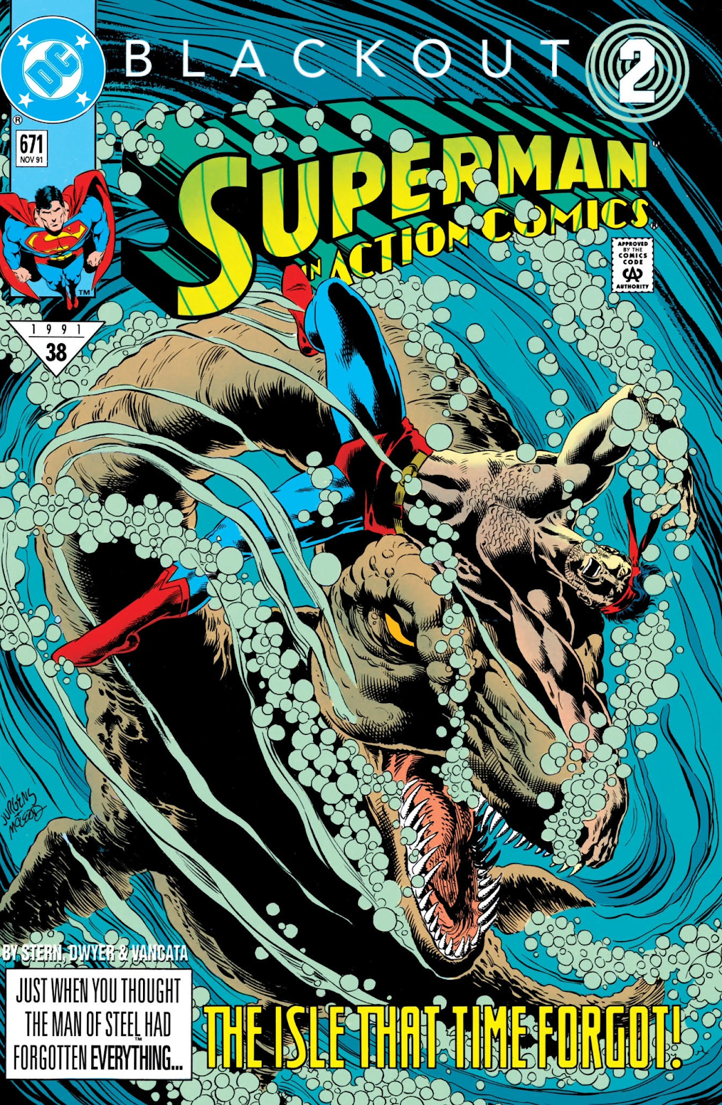 Weird Science DC Comics: Action Comics #671 (1991) - "Missing In Action ...