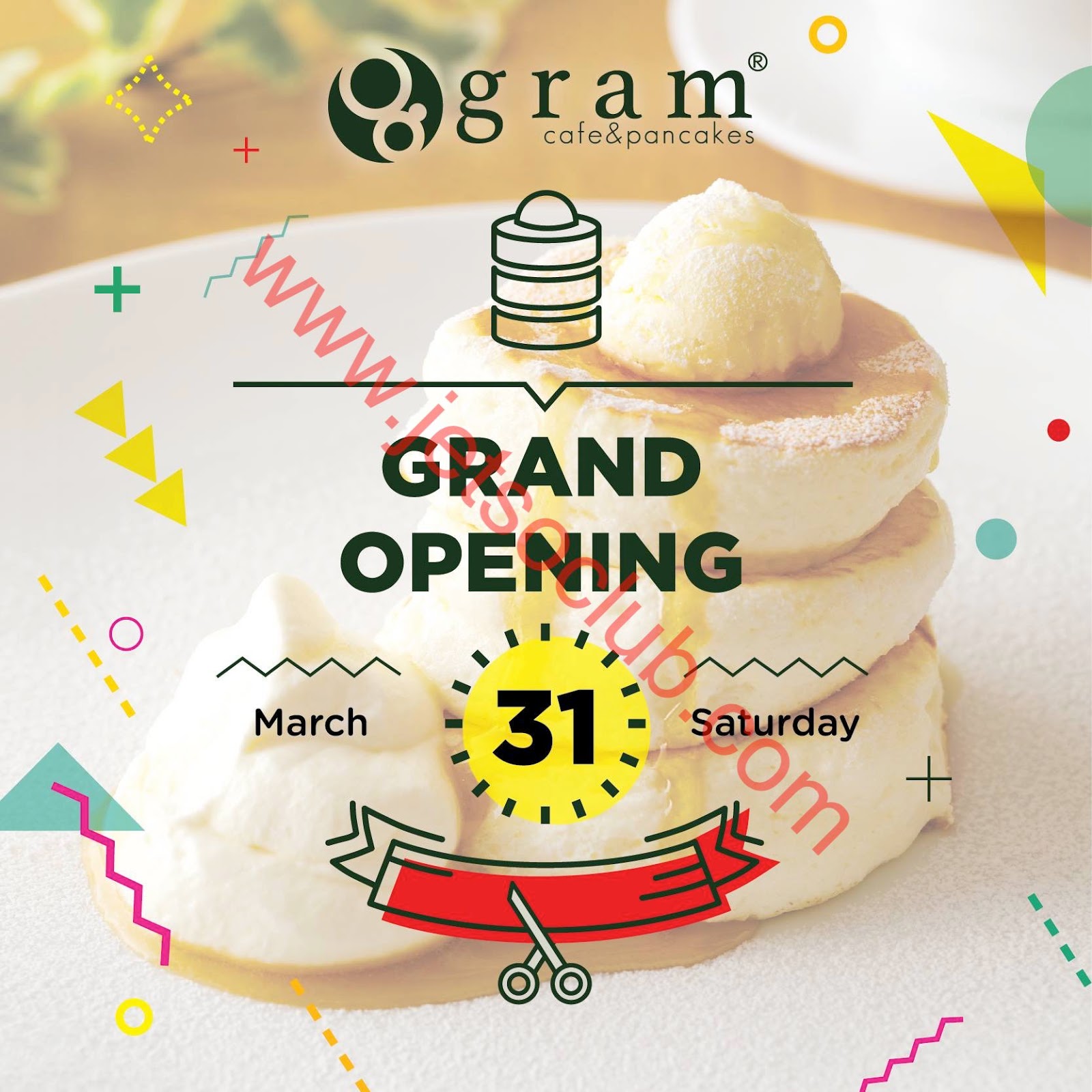 gram：日本人氣Pancake店 3月31日開幕 ( Jetso Club 著數俱樂部 )