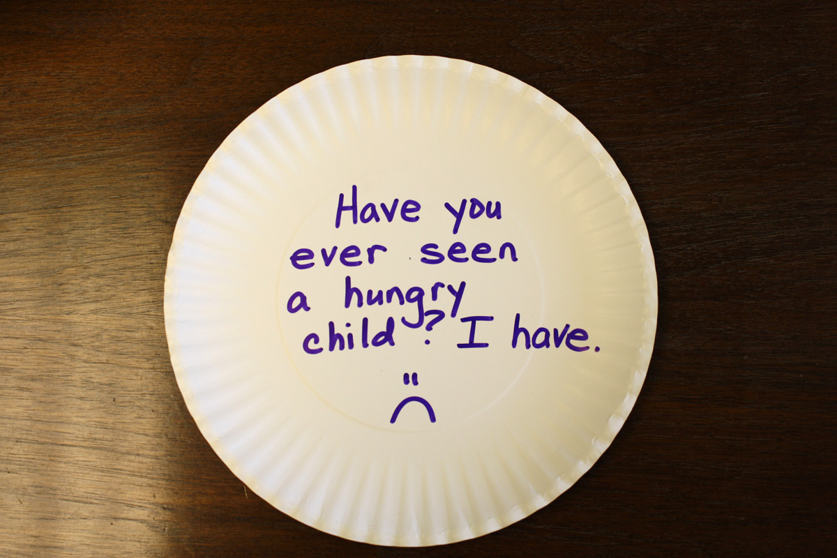 Fighting Hunger. Feeding Hope.: Paper Plates & YOU