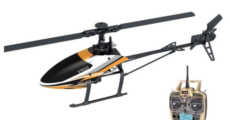 HobbyAnt Online: WLtoys V950 RC Helicopter 6CH Brushless Flybarless RTF