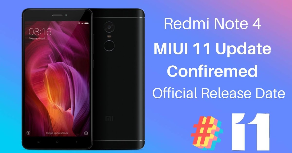 Redmi Note 4 MIUI 11 Update Officially Confirmed | Release Date