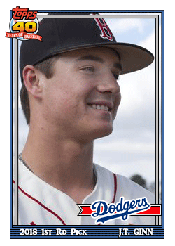 Dodgers Blue Heaven: Dodgers Pick Right-Hander JT Ginn in the First ...